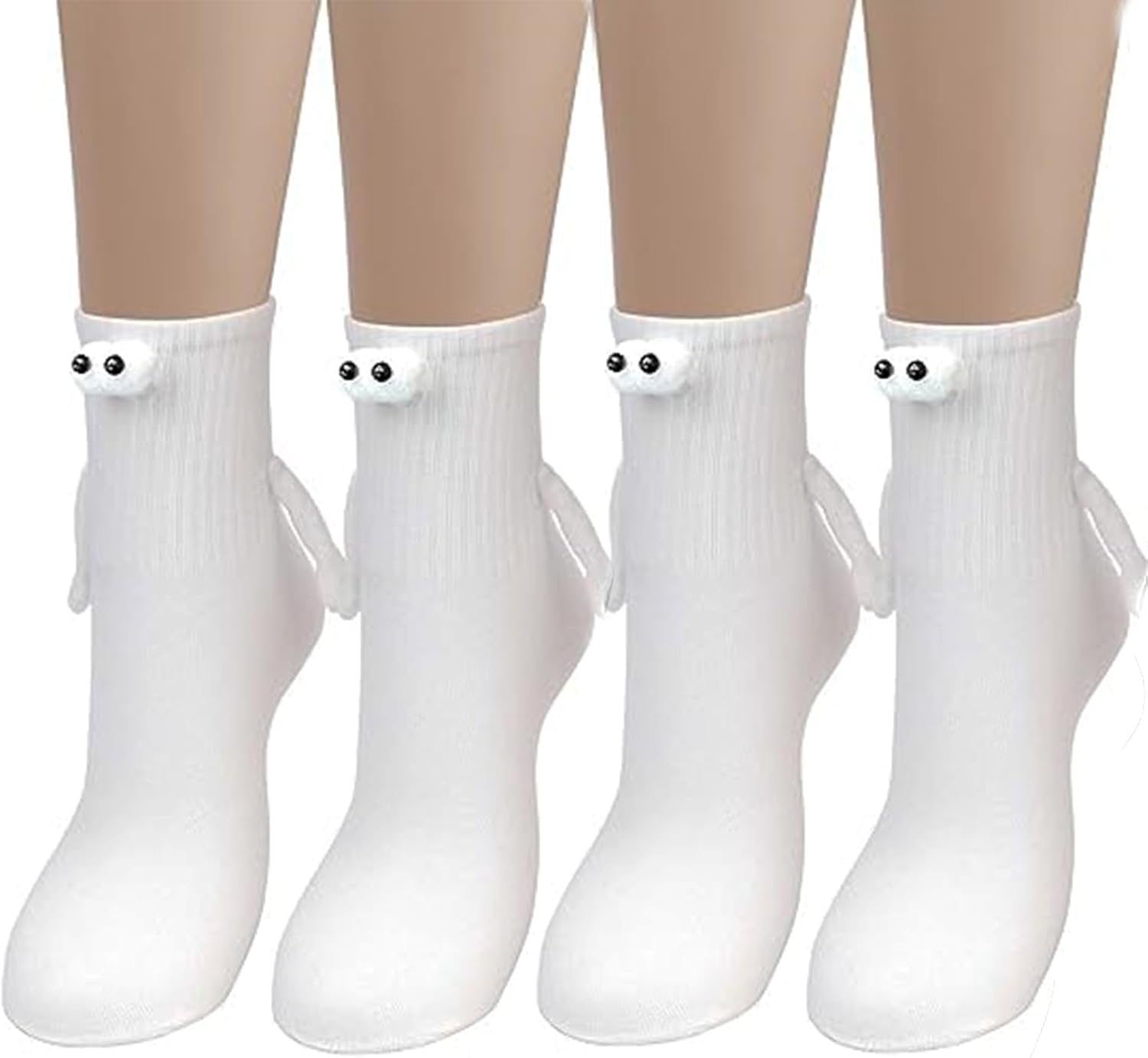 Amazon.com: XEYOW Holding Hands Socks, Funny Couple Hand in Hand Socks ...