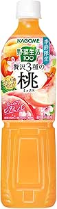 Amazon.co.jp: カゴメ 野菜生活100 贅沢3種の桃ミックス720ml×15本 : 食品・飲料・お酒