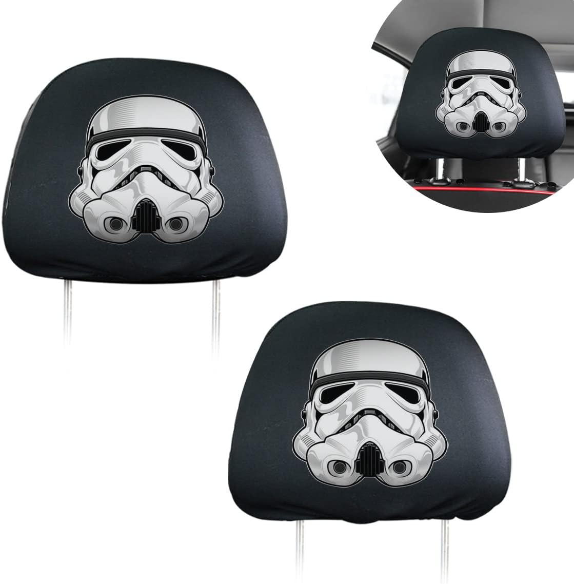 Amazon.com: ORROBI 2Pack Star Wars Stormtrooper Auto Car Headrest ...