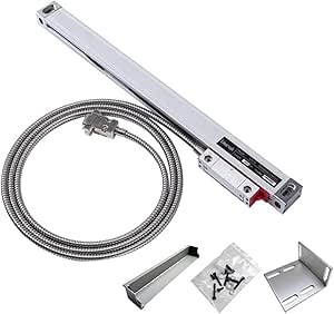 Amazon.com: XAXAX Linear Encoder, High Precision Slim Linear Glass Scale 1um 5V TTL 50mm-400mm ...