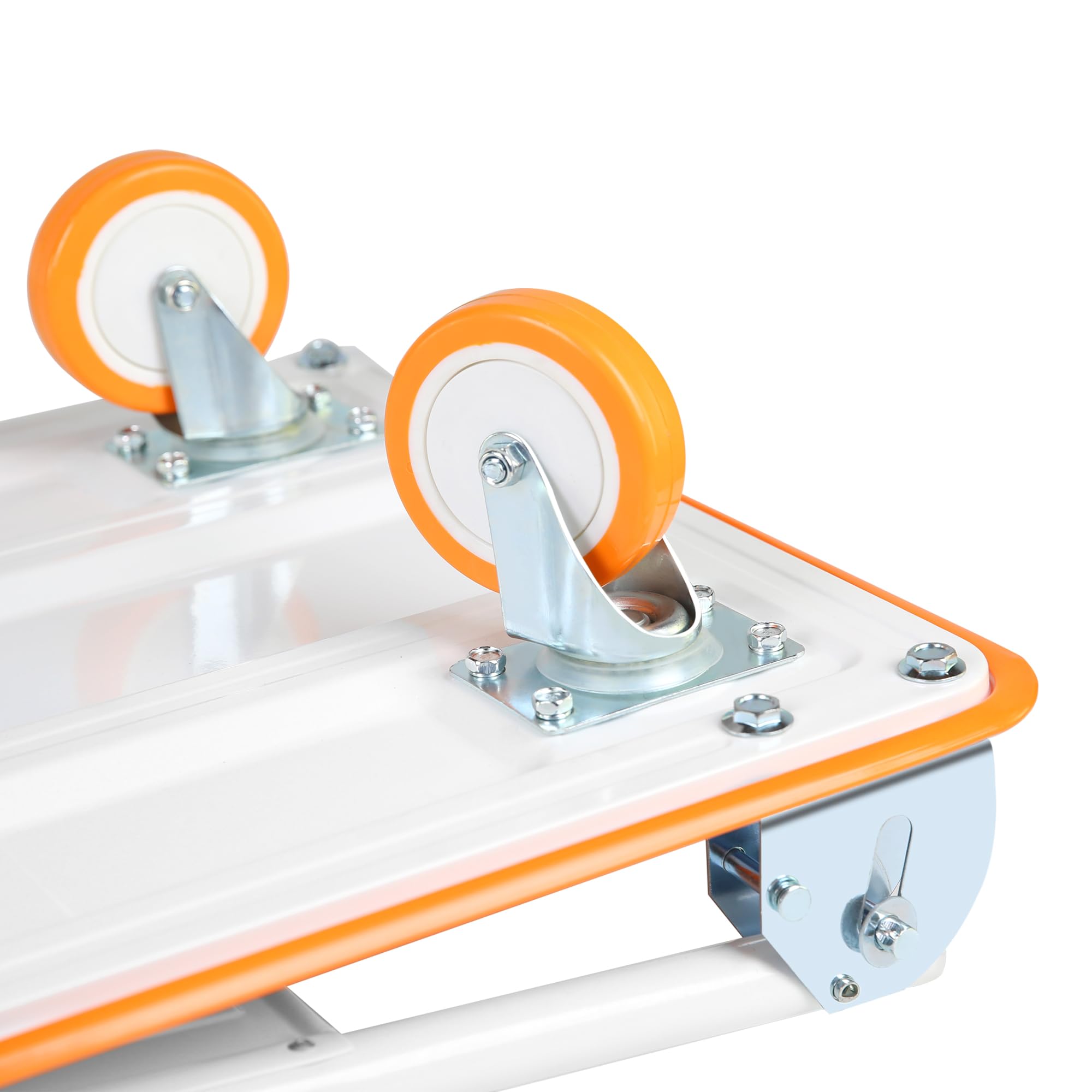 Snapklik.com : Miscoos Push Cart, Heavy Duty Moving Platform Hand Truck