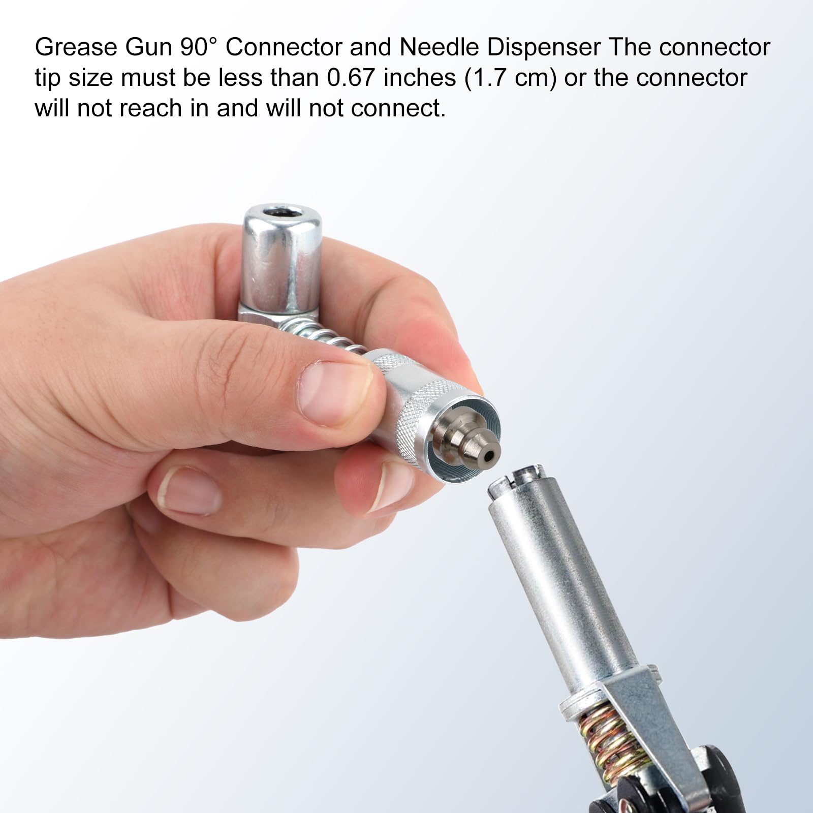 Grease Gun Coupler Grease Gun Accessory Kit 90 Degree Coupler Adapter ...