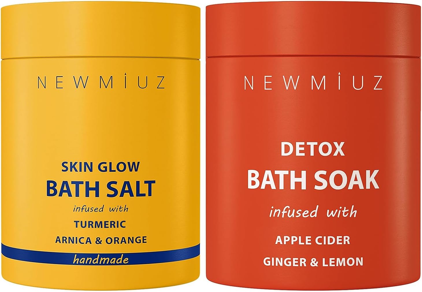 Amazon.com: Bath Soak Salt Gift Set - Pack of 2- Magnesium Epsom Salt ...