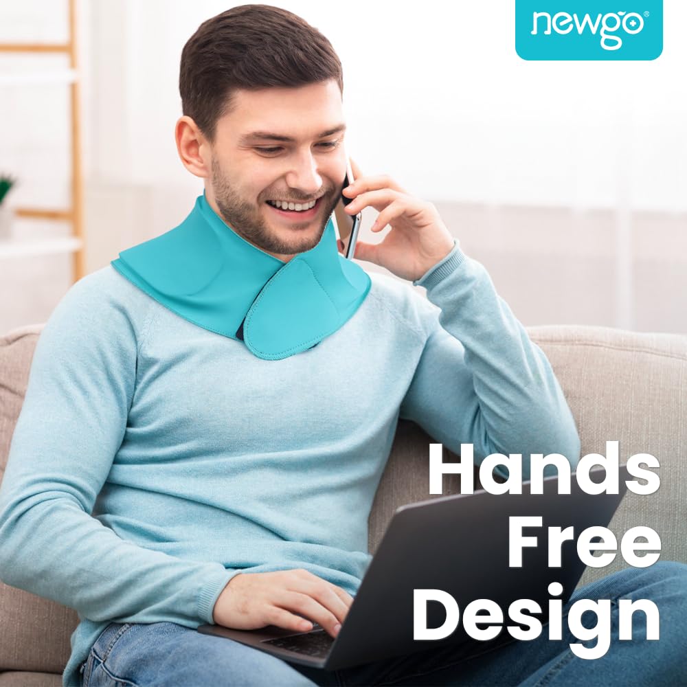 Snapklik.com : NEWGO Neck Ice Pack Wrap Reusable For Pain Relief ...