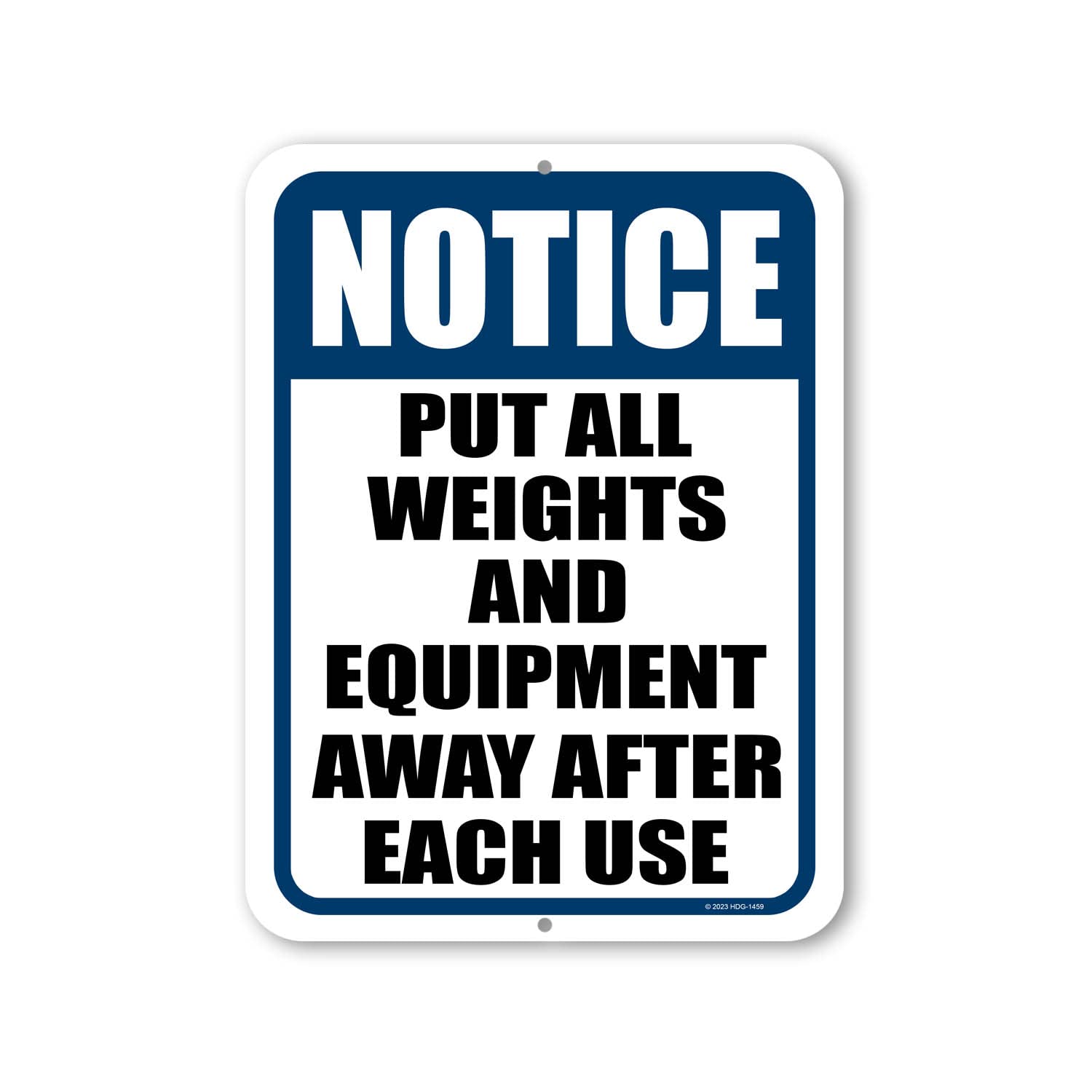Amazon.com: Honey Dew Gifts, Notice Put All Weights and Equipment Away ...