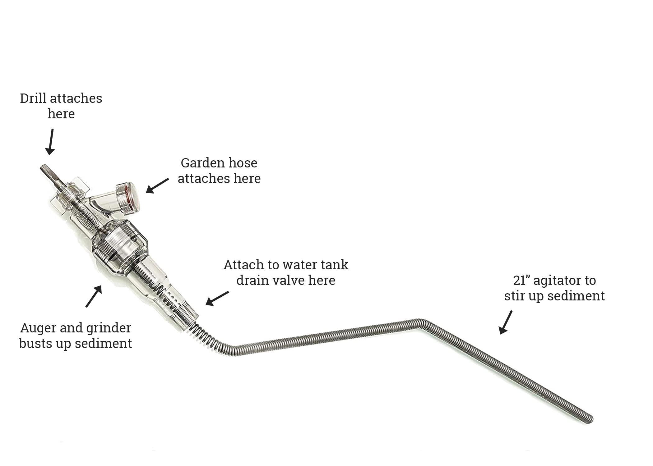 Snapklik.com : Water Heater Cleaning Tool, Improves Hot Water Supply ...