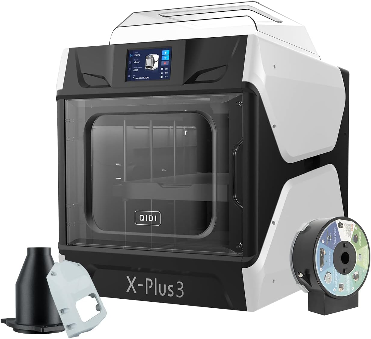 QIDI TECH 3D Printer X-PLUS 3 High-Speed Industrial Grade 20000mm/s² ...