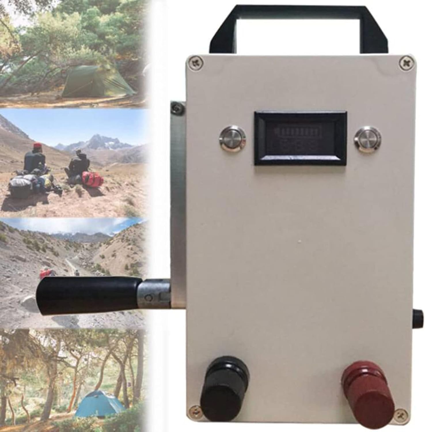 Amazon.com: GAOMIN Outdoor Generator Portable Hand Crank Generator,12v ...