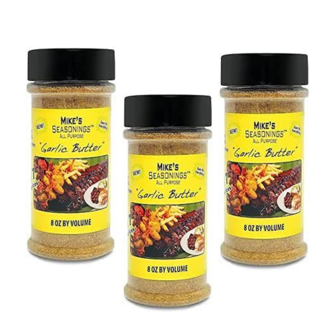 Amazon.com : Mike's Garlic Butter Seasoning (3 pack) : Grocery ...