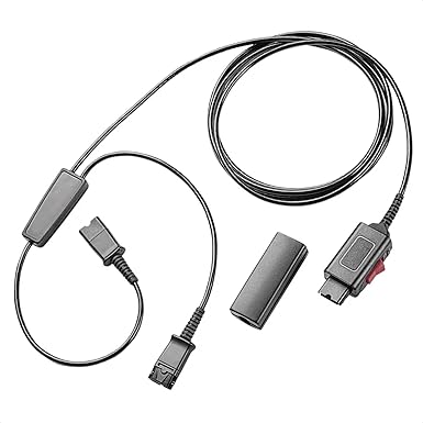 Amazon.com: Plantronics Style Headset Splitter and Telephone Cable ...