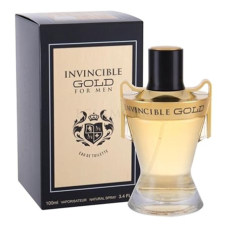 Amazon.com : INVINCIBLE GOLD 3.4 Oz EDT Woody Aromatic fragrance for ...