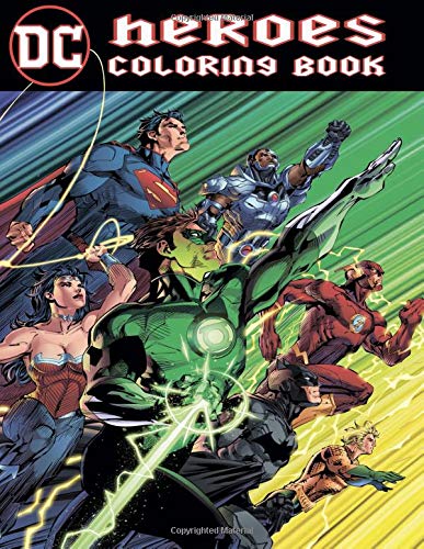 Dc Heroes Coloring Book Dc Heroes Superman Batman Wonder Woman ...