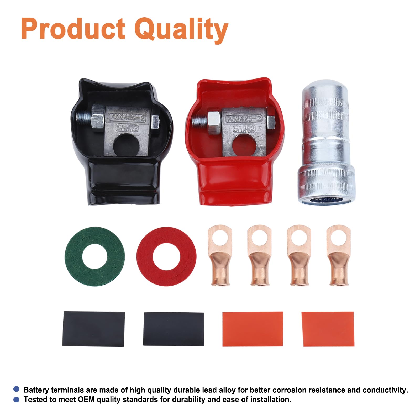 Snapklik.com : Battery Terminal Connectors Kit.Fit For Vessels Cars ...