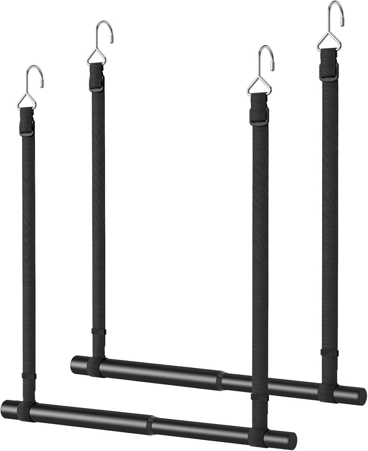 Amazon.com: Supforce Hanging Closet Rod, Stepless Adjustable Width and ...