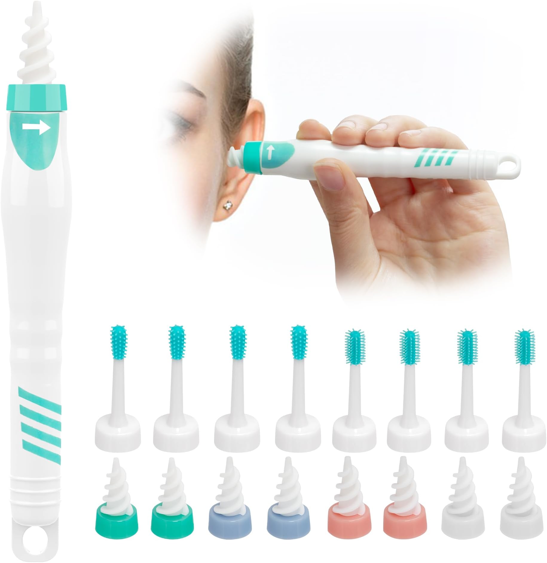 Amazon.com: Q Grips Ear Wax Removal Tool 2025 Spiral Ear Wax Removal ...