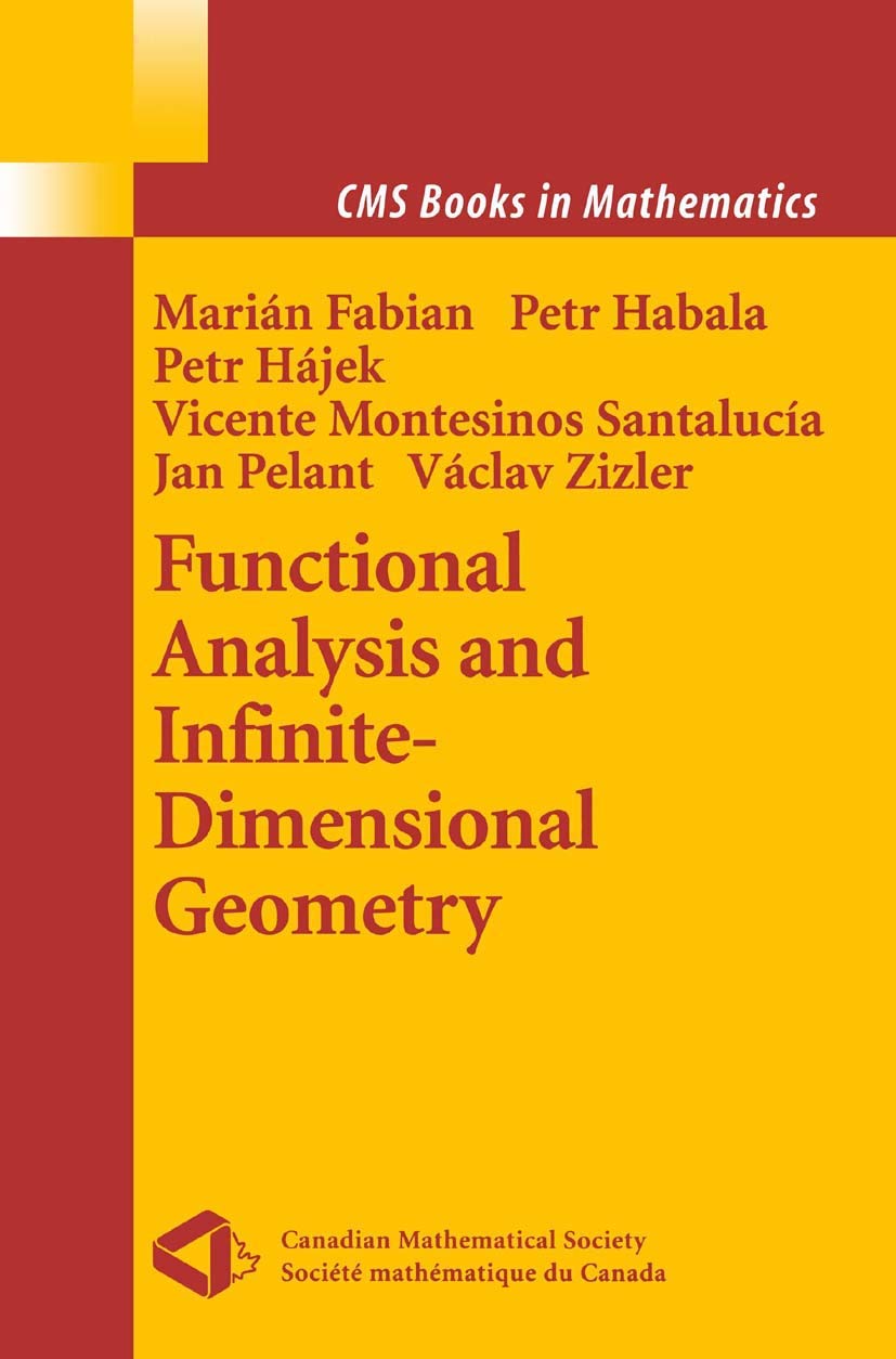 Buy Functional Analysis and Infinite-Dimensional Geometry: 8 (CMS Books ...