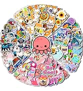 Amazon.com: Arme Stickers Pack, 400 PCS Cute Vinyl Stickers for Water ...
