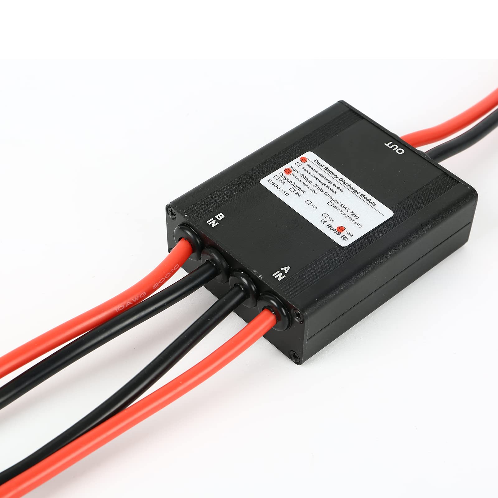 Snapklik.com : 100A E-Bike Dual Battery Discharge Converter Dual ...