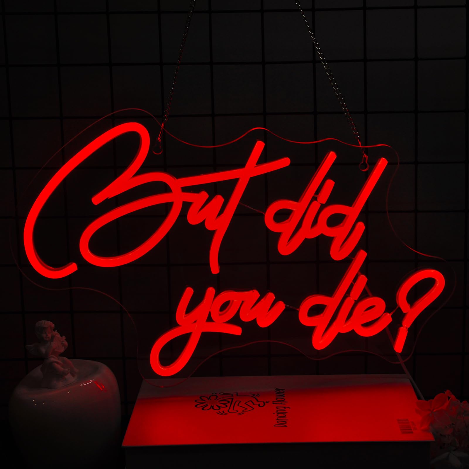 Amazon.com : Ebdobgbs But Did You Die Neon Sign Led Neon Lights Neon ...