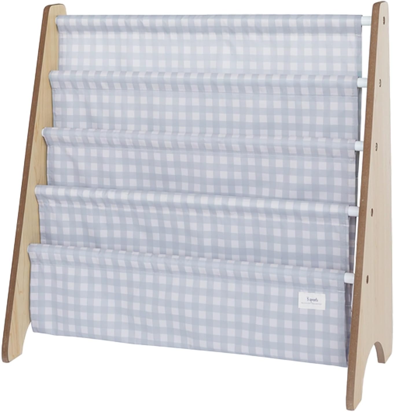 Amazon.com: 3 Sprouts Recycled Fabric Kids Bookshelf – 4-Tier Sling ...