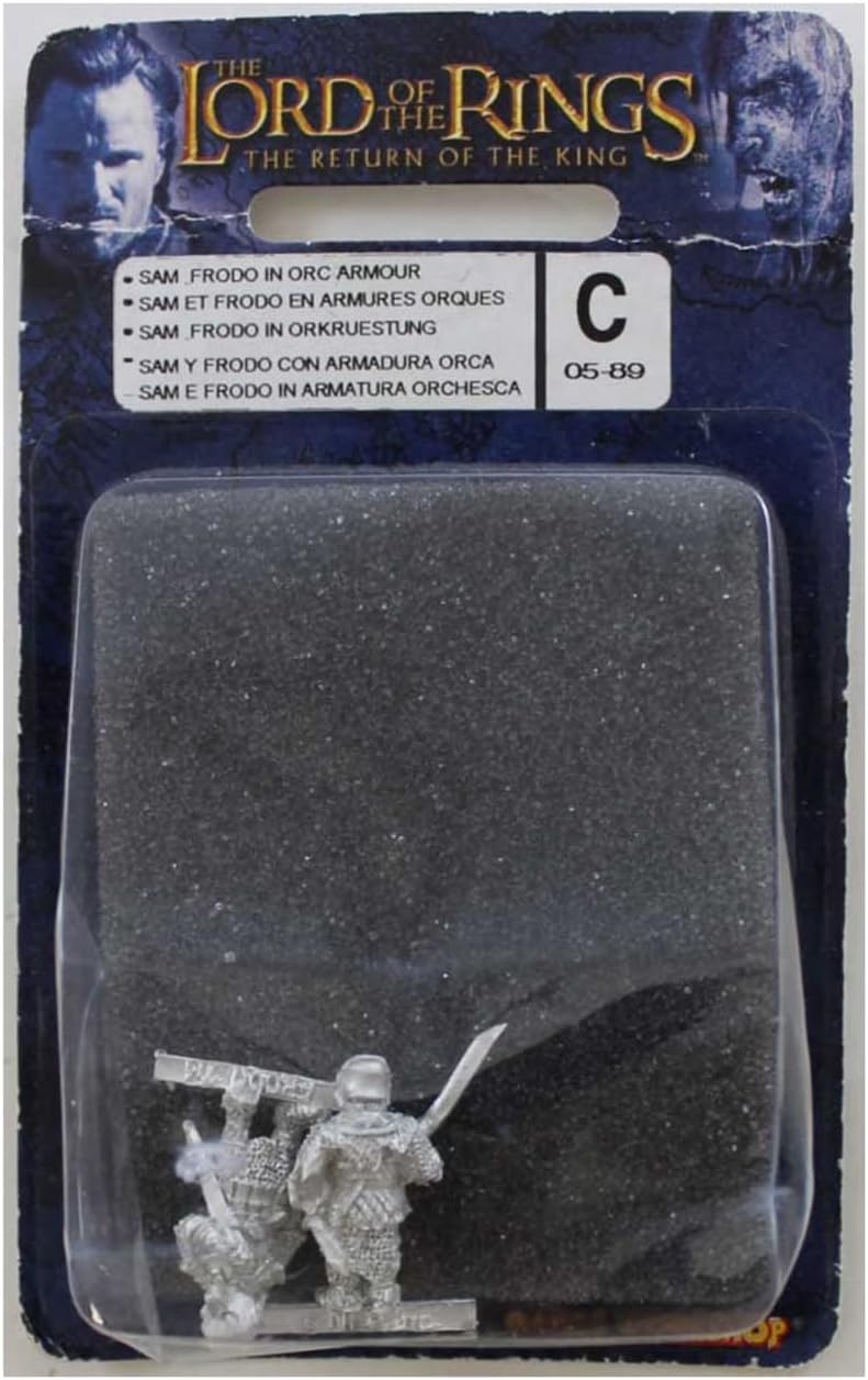 Amazon.com: Games Workshop Lord of the Rings Sam and Frodo in Orc Armor ...
