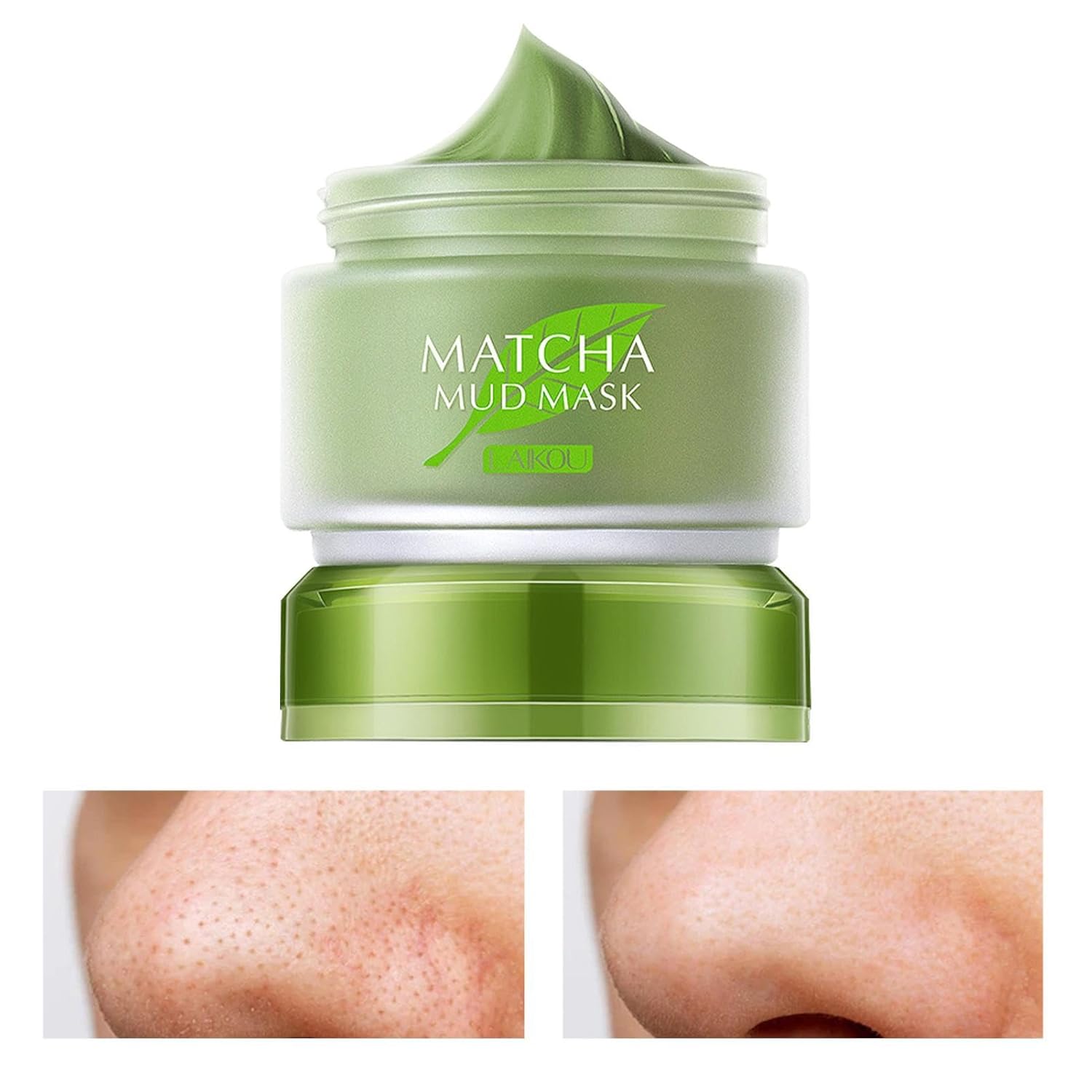 Amazon.com : Green Tea Matcha Facial Mud Massk, Clay Clean Face Massk ...