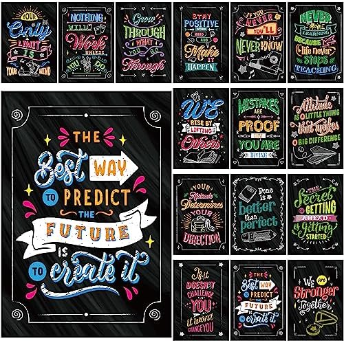Amazon.com: Juvale 20 Pack Motivational Posters with Positive Quotes ...