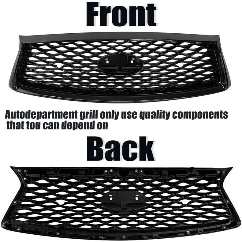 Amazon.com: Front Bumper Grille Compatible with Infiniti Q50 2018 2019 ...