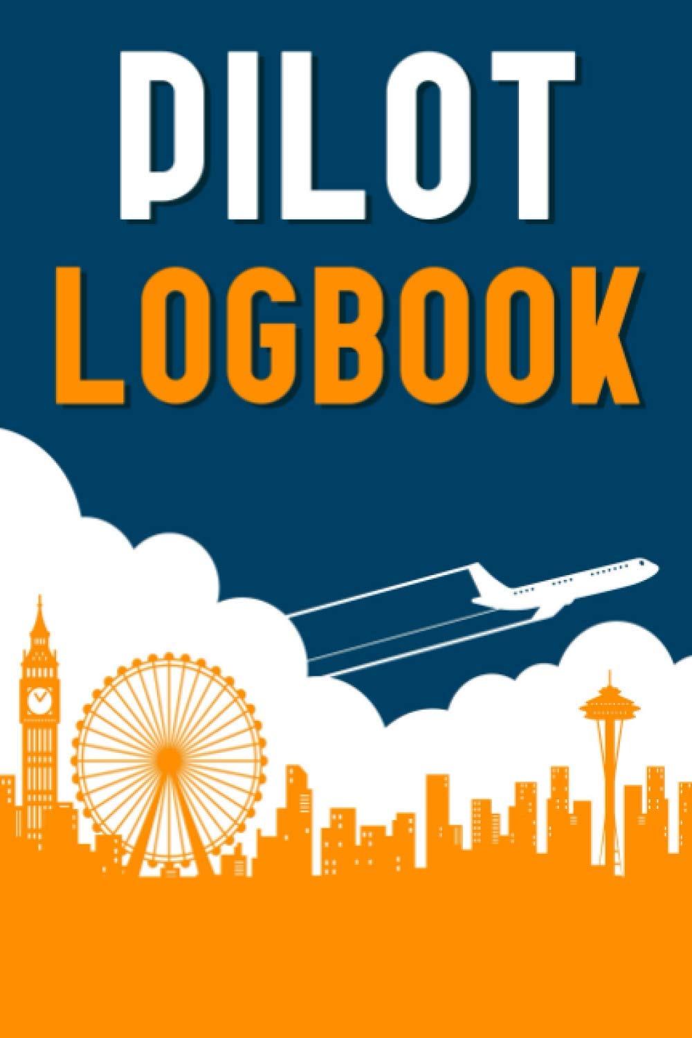 Buy Pilot Logbook: Flight Logbook 6" x 9" Ideal for Simmers, Learners ...