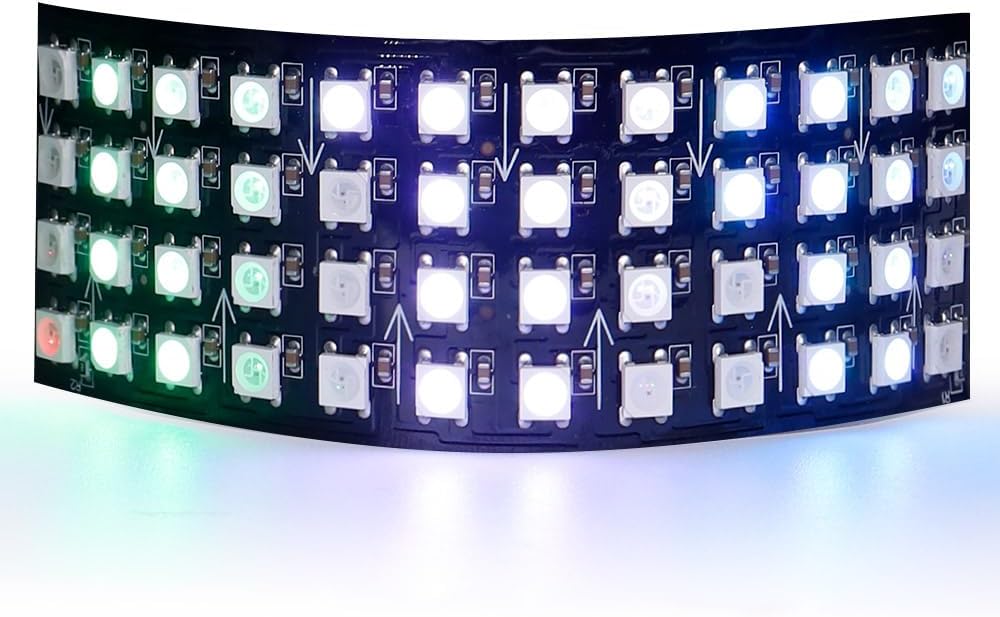 Amazon.com: WS2812B RGB LED Digital Flexible Individually Addressable ...