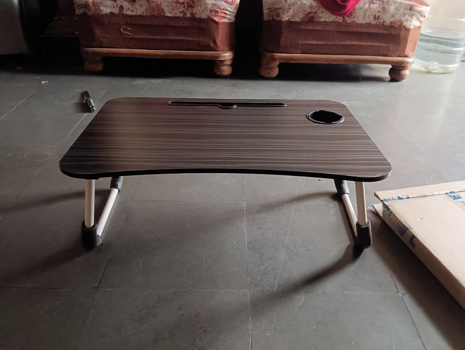 AUNO Standard Multi-Purpose Laptop Table With Dock Stand/Study Table ...