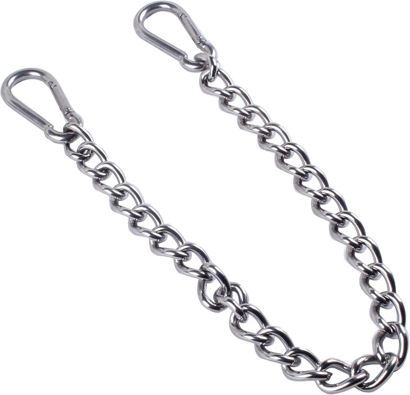 Amazon.com: Heavy Duty Hanging Chain with Carabiner, Stainless Steel ...