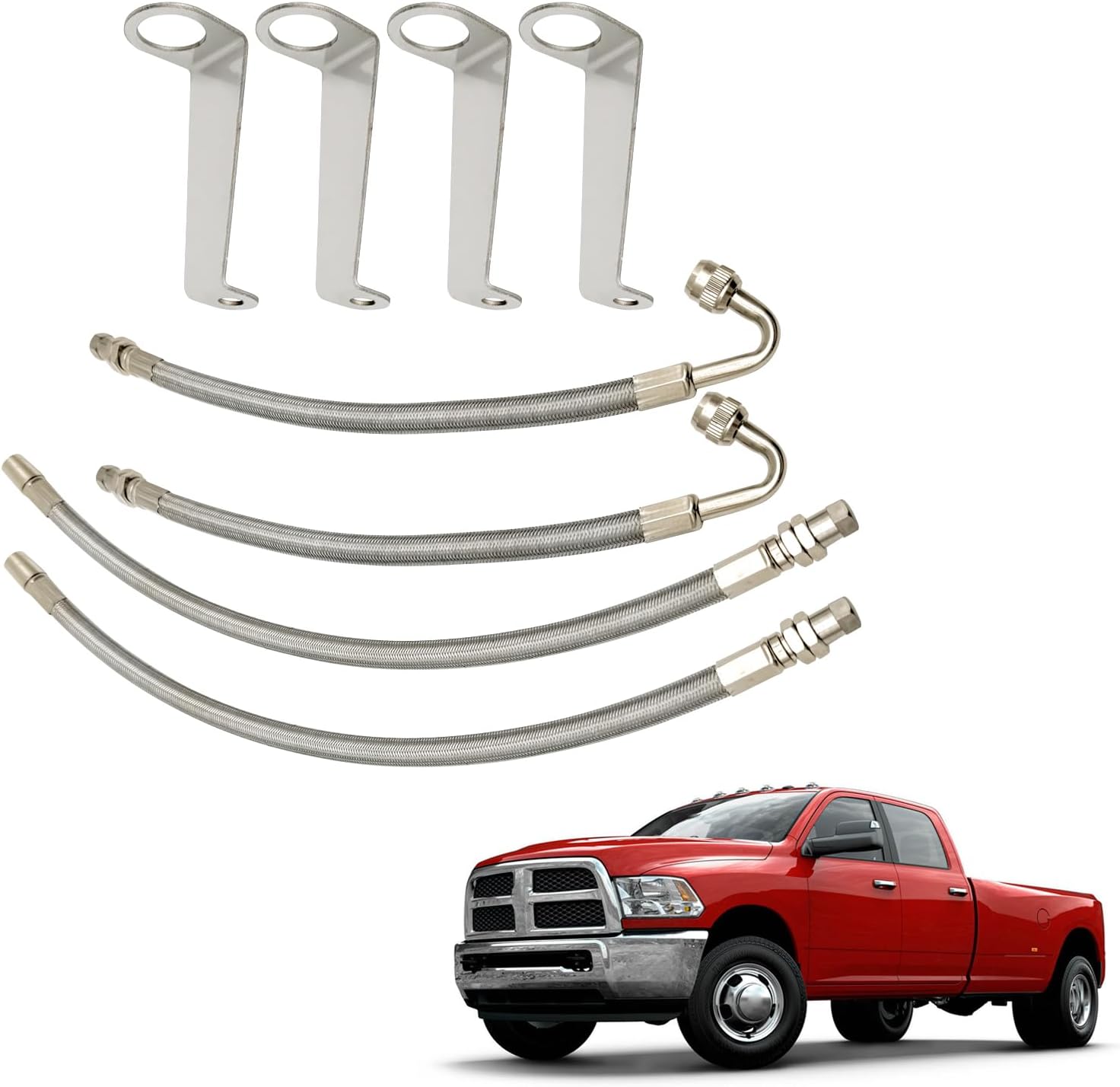 Amazon.com: RVZONE Dually Valve Stem Extenders Kit, Stainless Steel ...