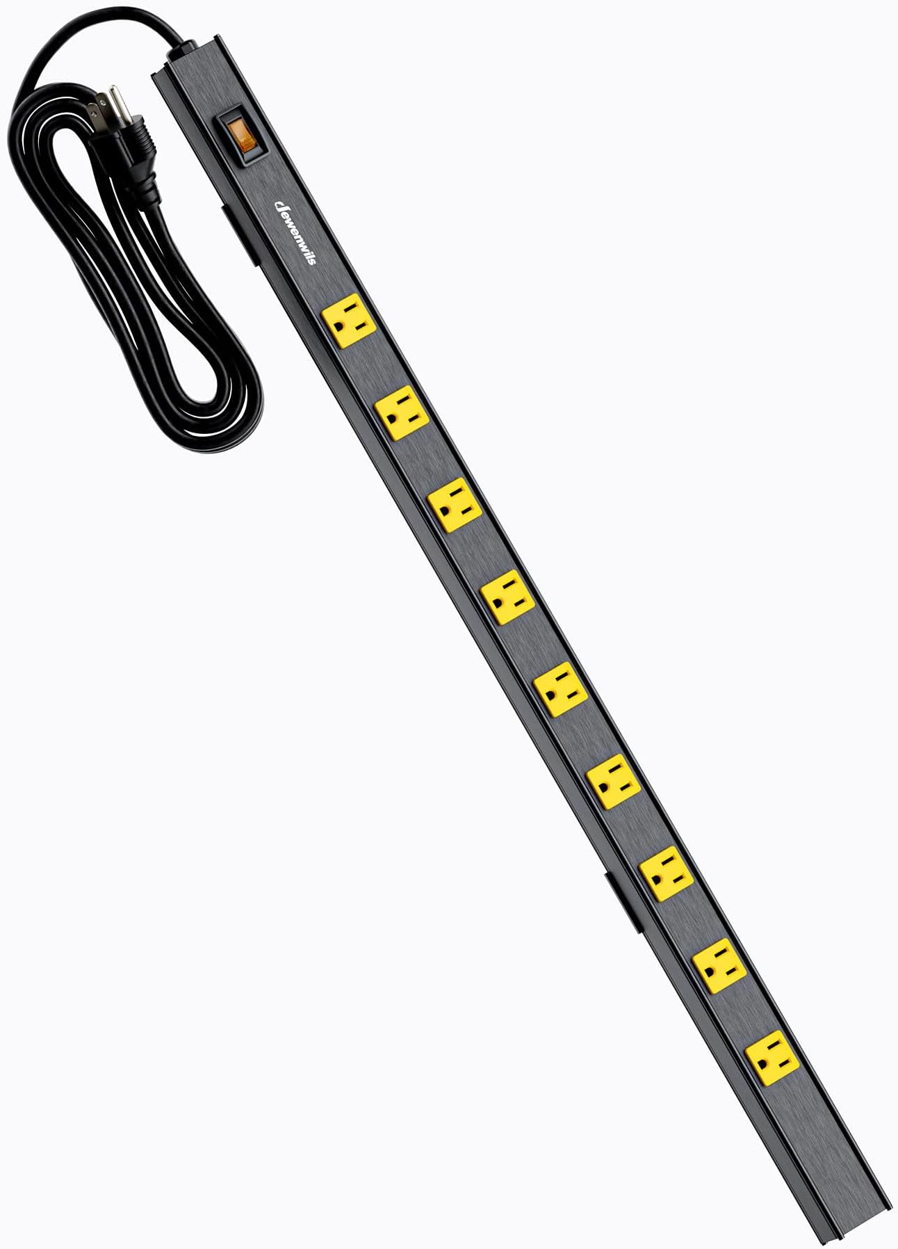 Amazon.com: BESTTEN 16 Outlet Metal Power Strip with 9-Foot Ultra Long ...