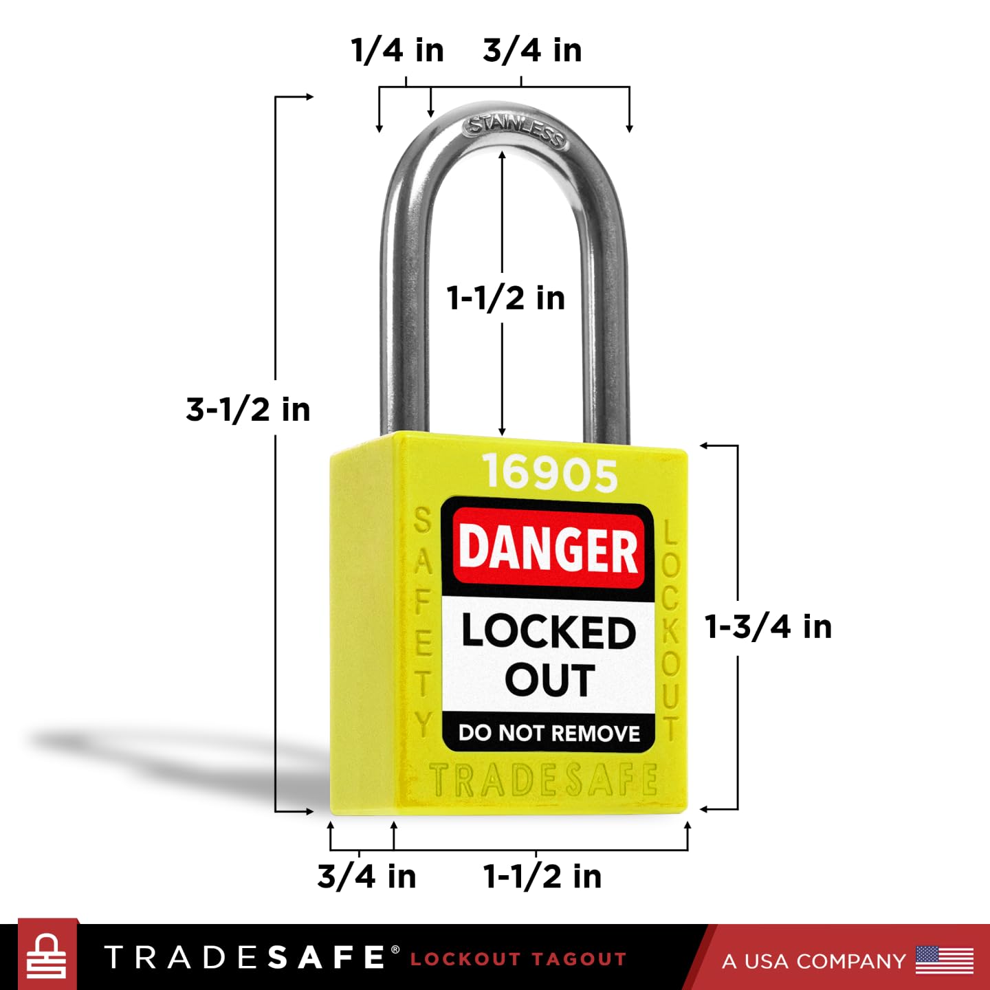 Snapklik.com : Lockout Tagout Locks Set - 7 Yellow Loto Locks, Lockout ...