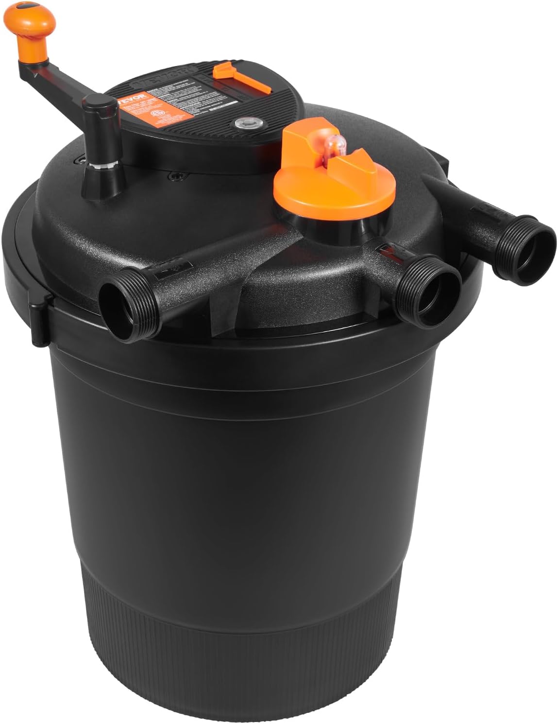 Amazon.com : VEVOR Bio Pressure Pond Filter w/Bio Balls, Up to 3200 ...