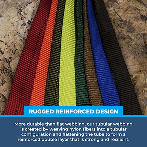 Snapklik.com : Rock-N-Rescue Heavyweight Nylon Tubular Webbing - 100 Feet