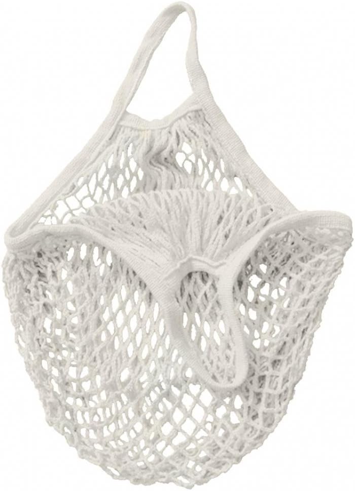 Reusable Large Mesh Net Shopping Bag Portable Shopping Tote Handbag ...