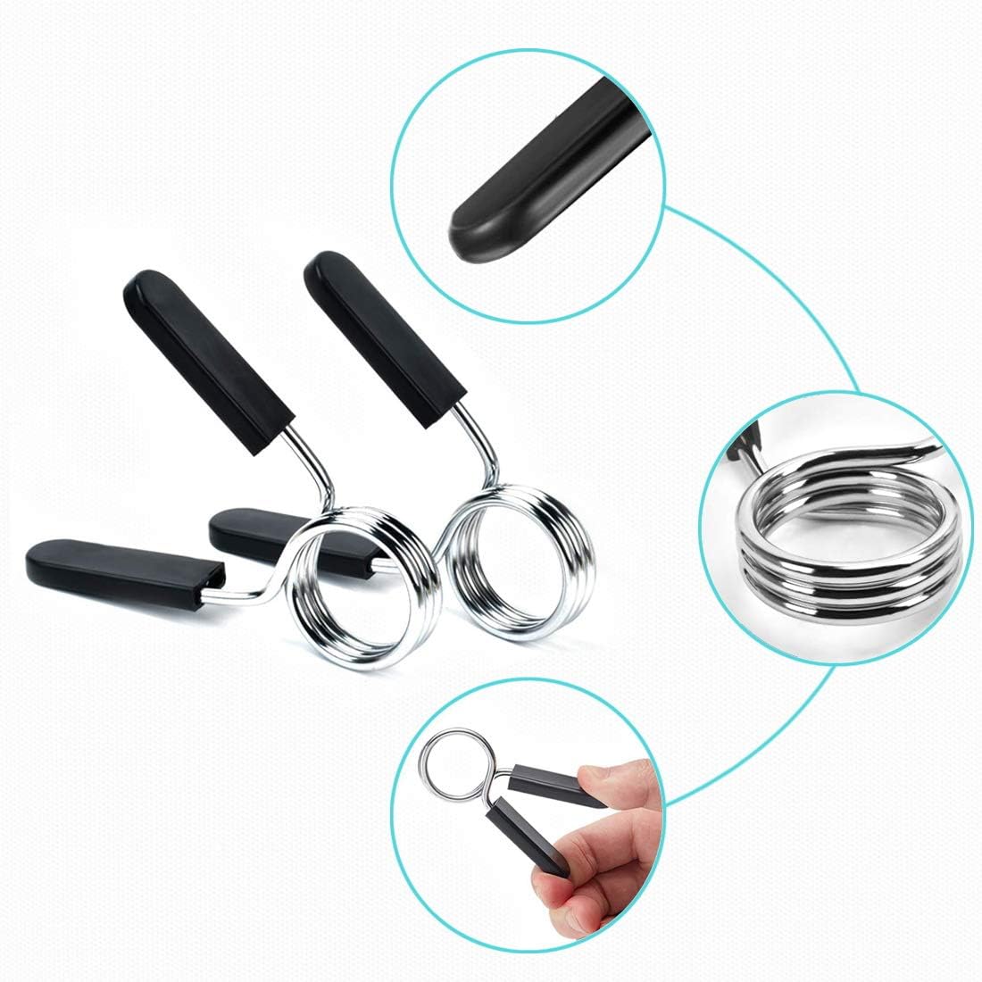 HONGECB spring locks, dumbbell locks, locking dumbbell clamp, locking ...