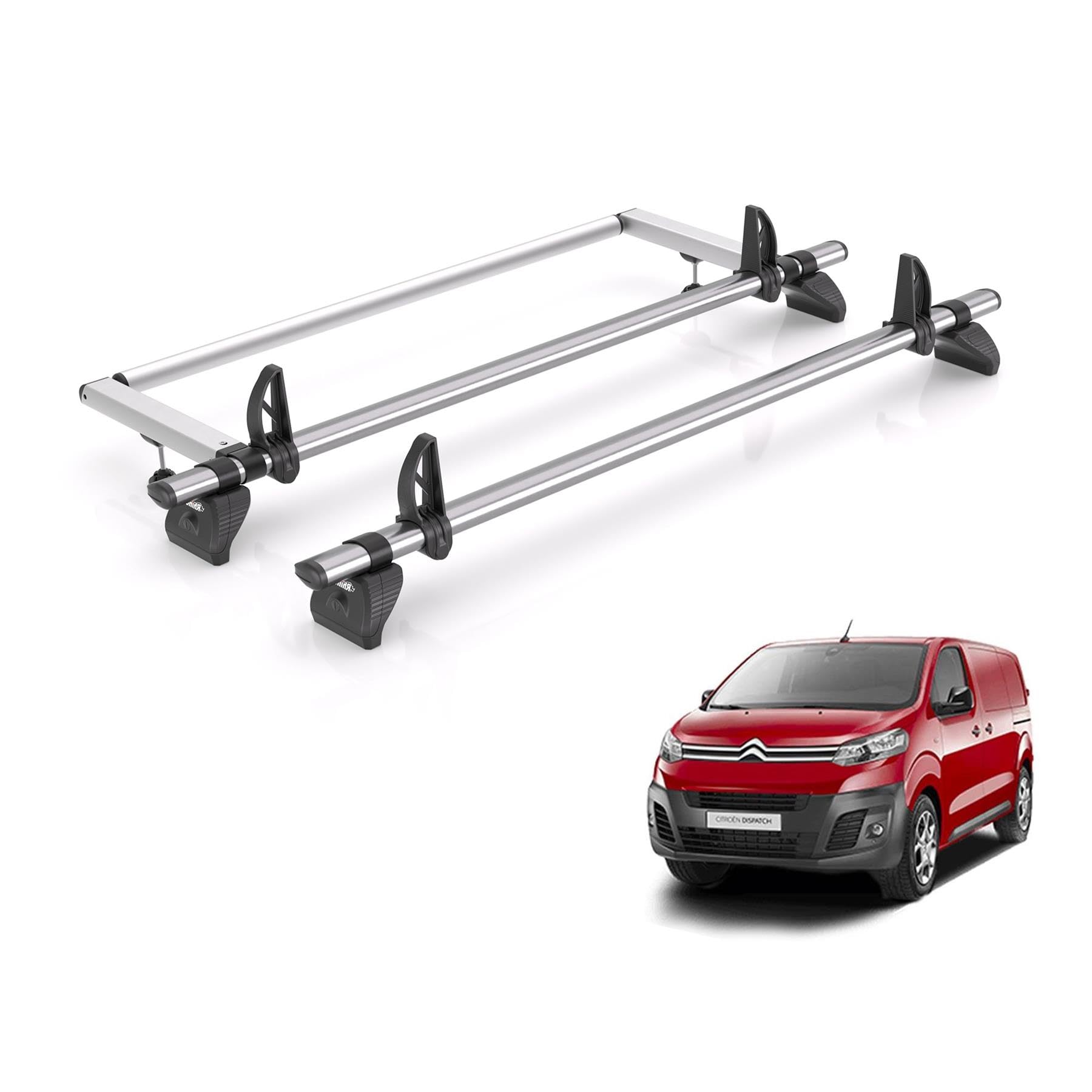Rhino Roof Rack for Citroen Dispatch 2016+ [Only Fits M (L2) and XL (L3 ...