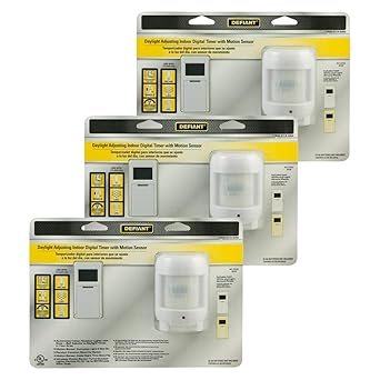 Defiant 8 Amp 7-Day Indoor In-Wall SunSmart Digital Timer Switch with ...