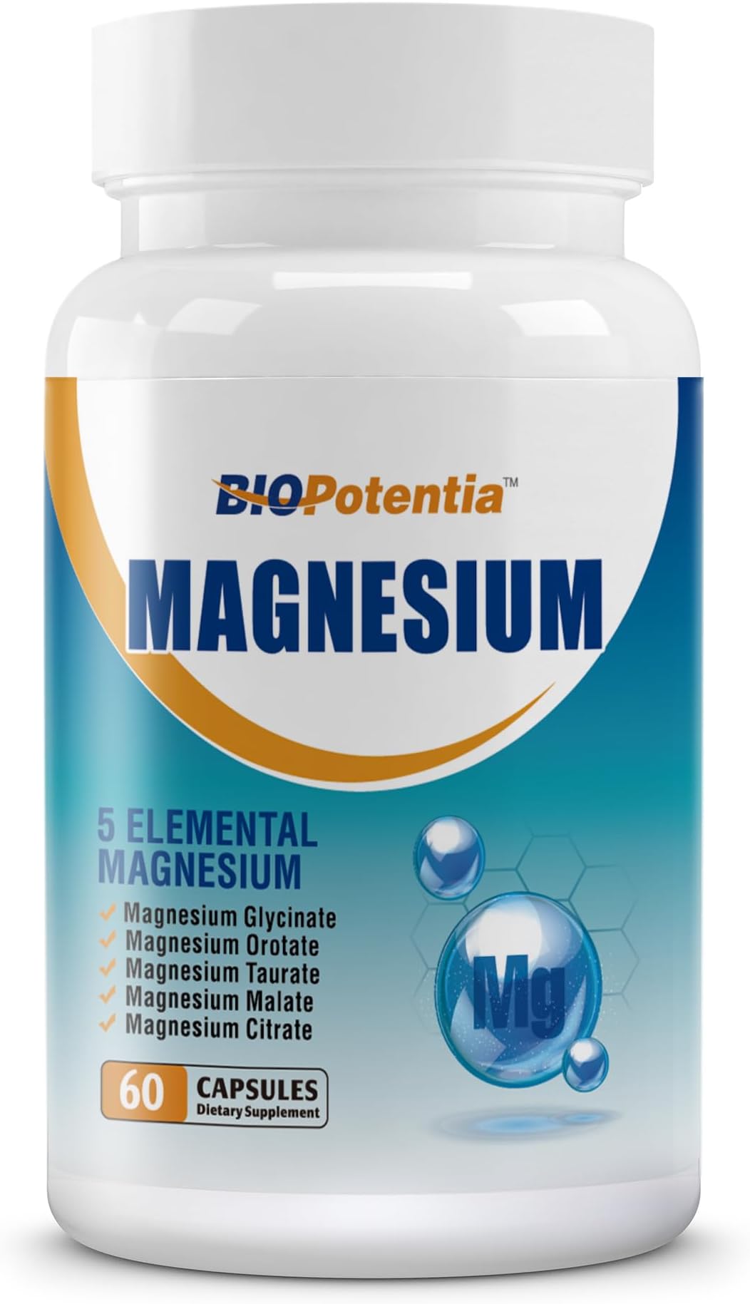 Amazon.com: BIO POTENTIA 5-in-1 Magnesium Complex - Spectrum 5 ...