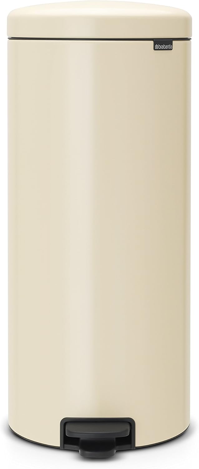 Amazon.com: Brabantia Step Trash Can with Plastic Inner Bucket, Almond ...