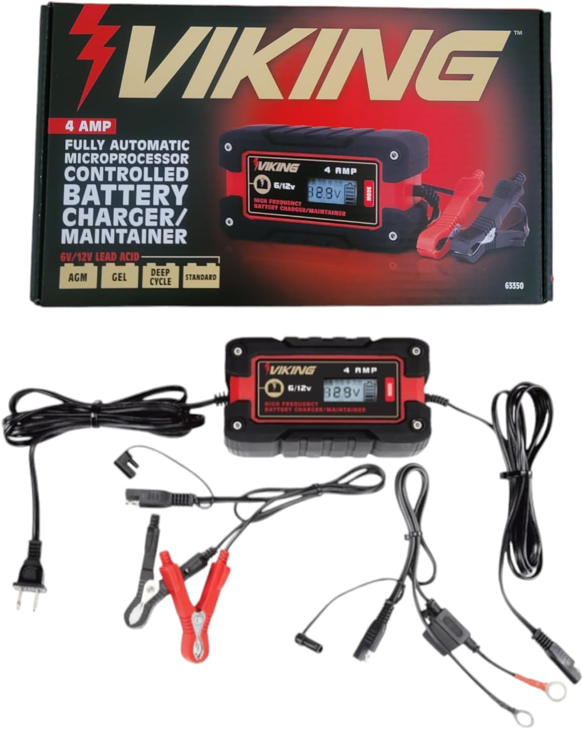 Amazon.com: Viking 4 Amp Fully Automatic Microprocessor-Controlled ...