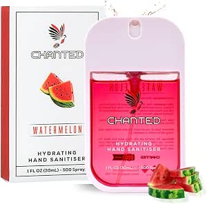 Chanted Mini Hydrating Hand Sanitiser Spray | Travel size 30ml ...