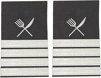 Amazon.com: BuyStripes Shoulder Boards Epaulets Knife & Fork Steward ...
