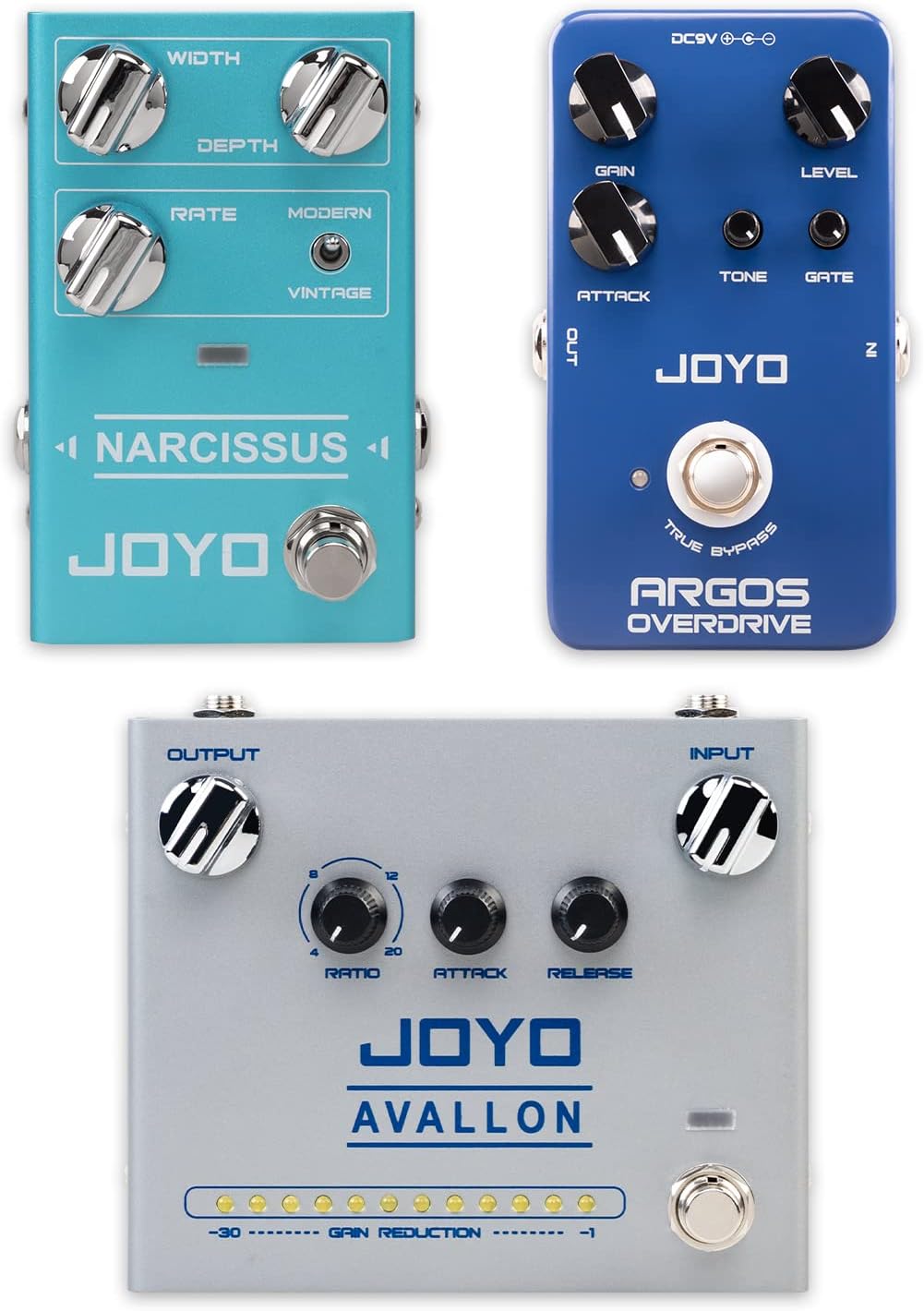 Amazon.com: JOYO R-22 Chorus Pedal Semi-Analog Circuit, JF-23 Overdrive ...