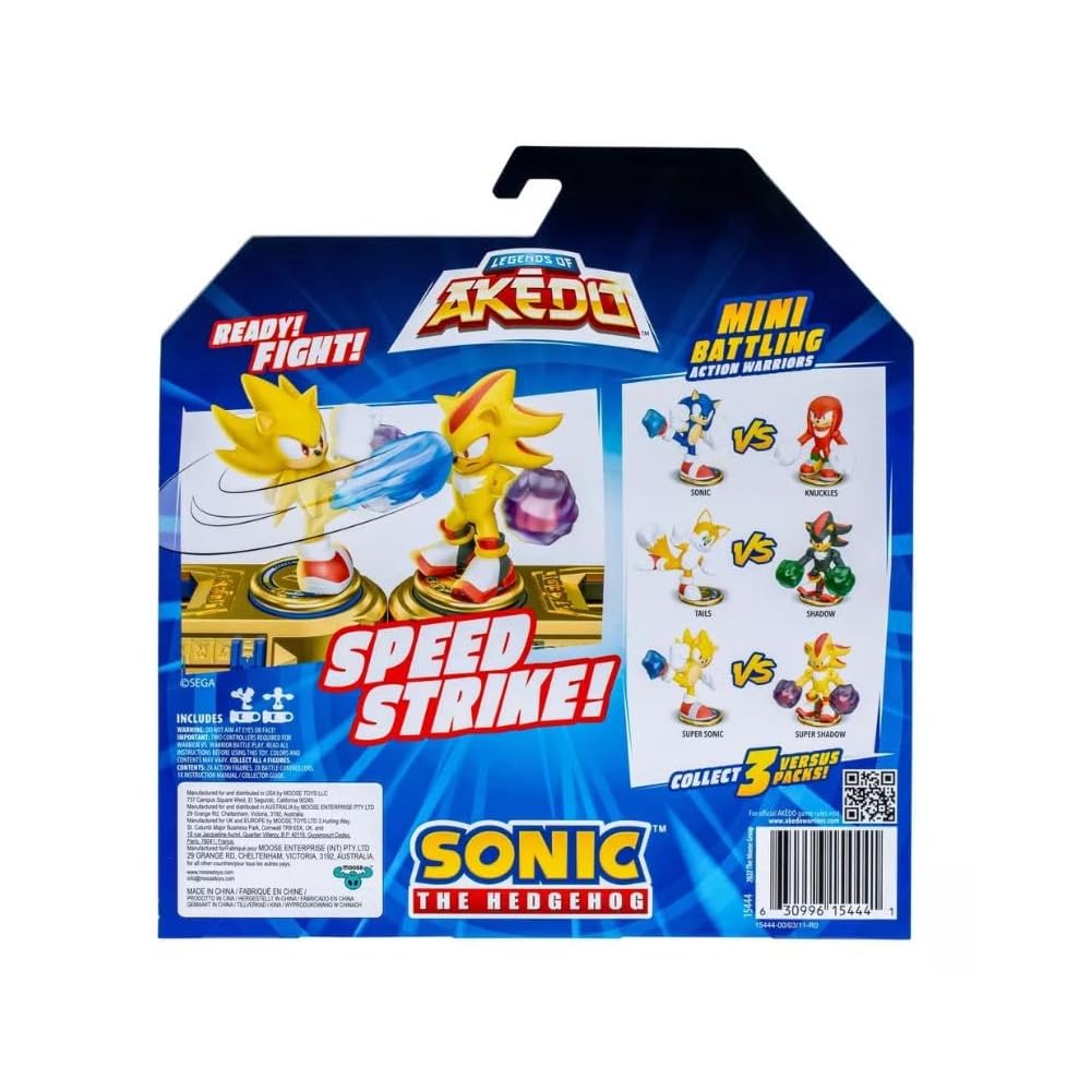 Akedo Sonic The Hedgehog Versus Pack with Super Portugal | Ubuy