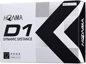 Amazon.co.jp: 【2ダースセット】ホンマ D1 BT2201 2ピース ゴルフボール 2ダース 24球 HONMA 本間ゴルフ＋ティセット : スポーツ＆アウトドア