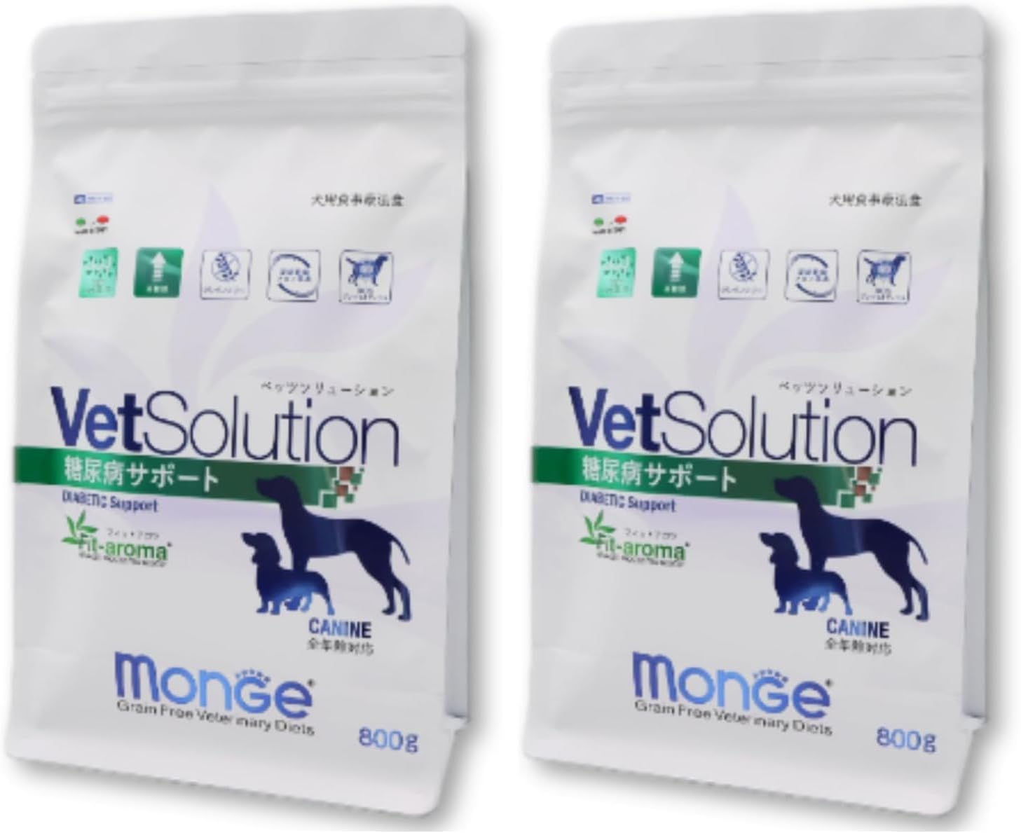 Amazon.co.jp: ベッツソリューション VetSolution Monge ドッグフード 犬用 食事療法食 ドライ フード (糖尿病 ...